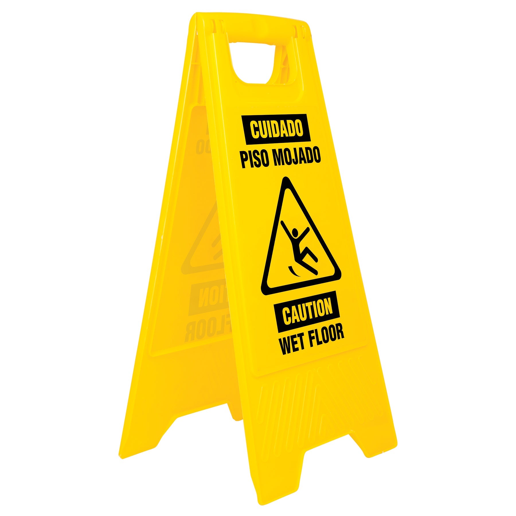 Letrero Plegable de Piso Mojado | Caja con 2 piezas – commercialbroker
